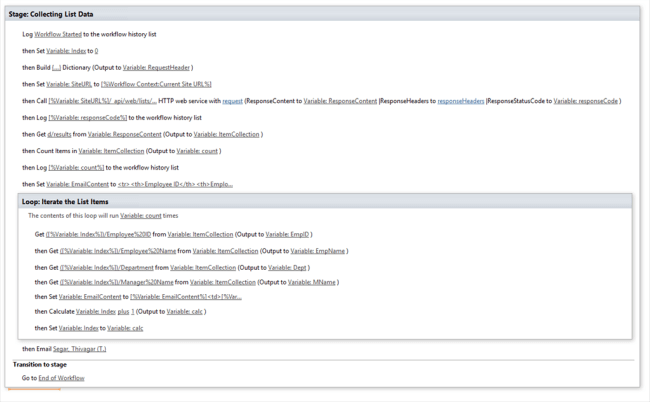 Iterate SharePoint List Items And Send A Consolidated Email To A Recipient Using Designer Workflow
